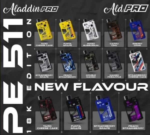 Aladdin Pro PE511 18K 18000 Puffs DSP Pod Fullset and Cartridge - Vape ...