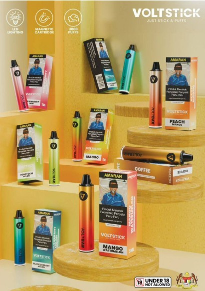 VOLT STICK 3K by VOLT BAR 3000 PUFFS - Vape Shop 2u